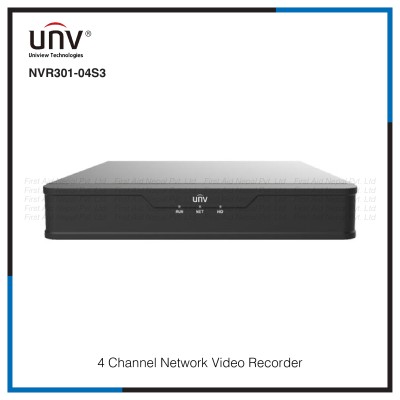 Buy The Best UNV NVR301-04S3 4 Channel Network